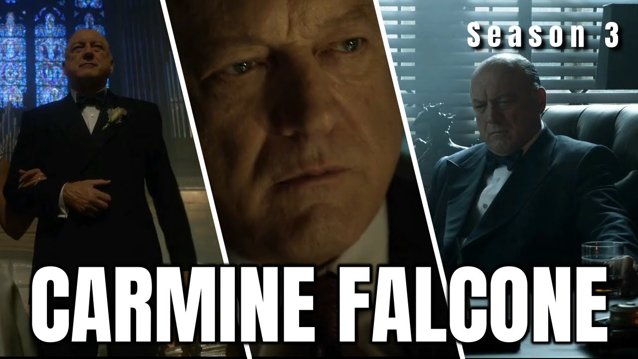 Best Scenes - Carmine Falcone (Gotham TV Series - Season 3) - YouTube