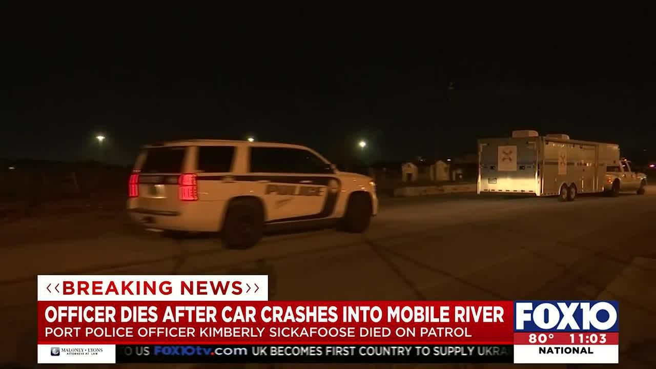 Alabama Port Authority police officer's body recovered after cruiser ...