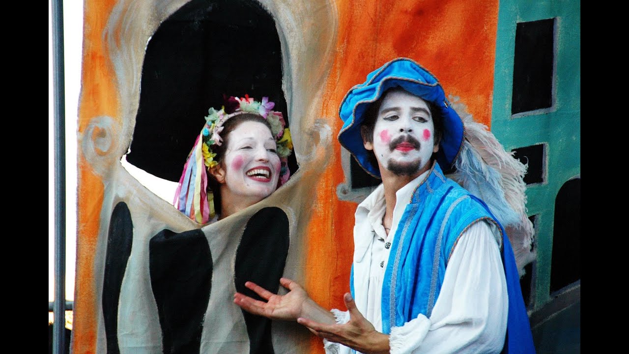 Commedia dell'Arte Day 2021 Lovers ZOOM Lazzo - YouTube