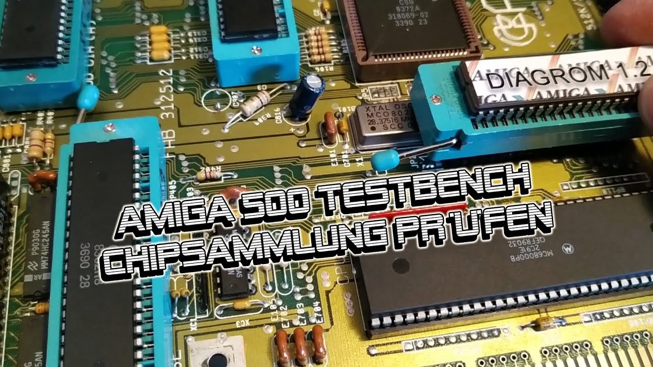 VLOG: Werkzeugbau? Amiga 500 Testbench & Chips testen. - YouTube