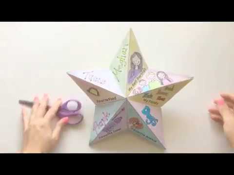 All About Me 3-D Star Video Tutorial - YouTube