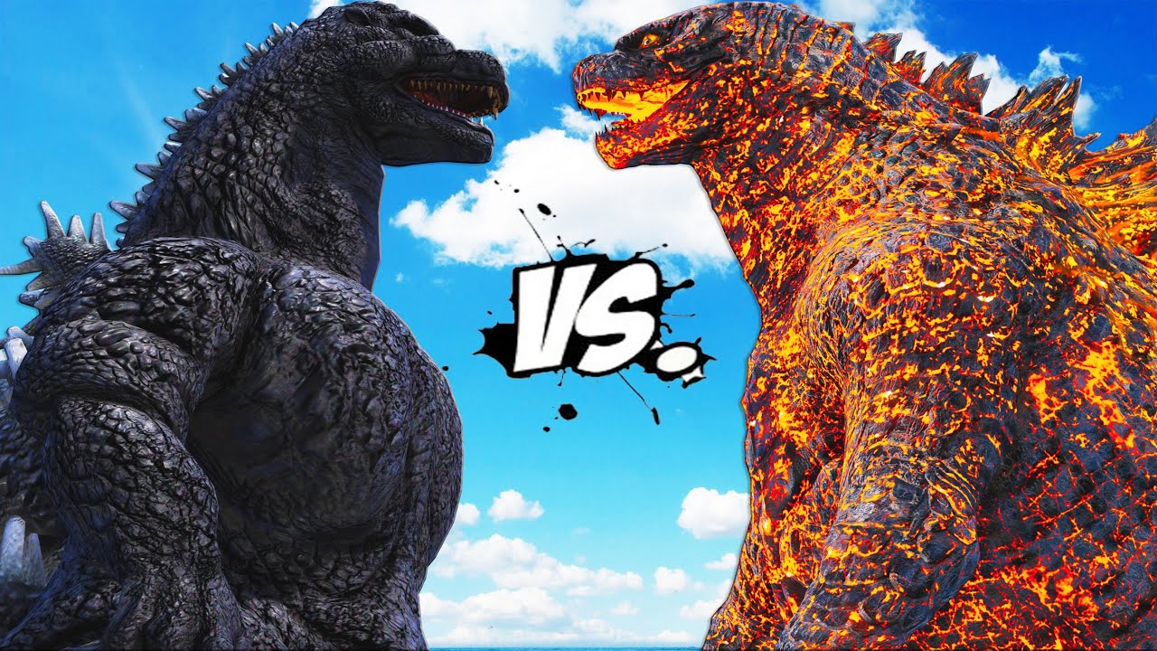 NUCLEAR GODZILLA VS GODZILLA 1975 - MONSTER BATTLE - YouTube