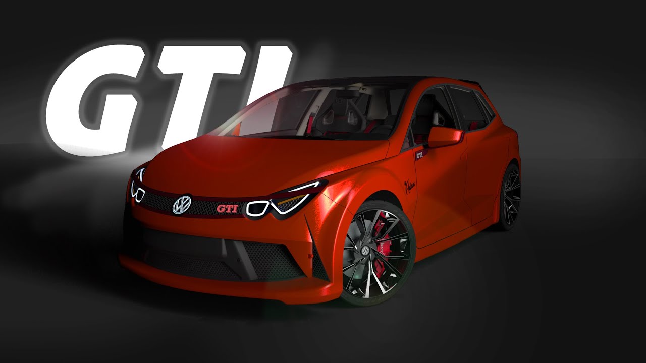 2022 VW GTI Golf MK9 (Conceptual new gti volkswagen MK10) - YouTube