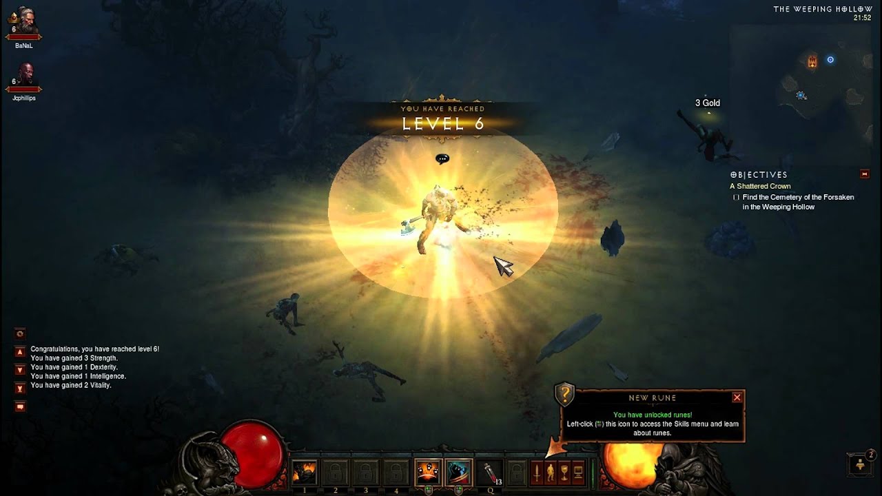 Diablo III: Levels 1-10 blast! - YouTube