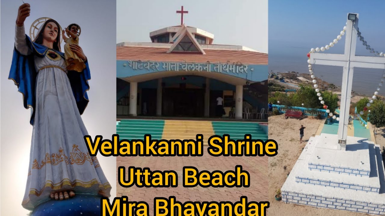 Uttan Beach| Velankanni church| Mini Goa in Mumbai| Bhayandar (wast ...