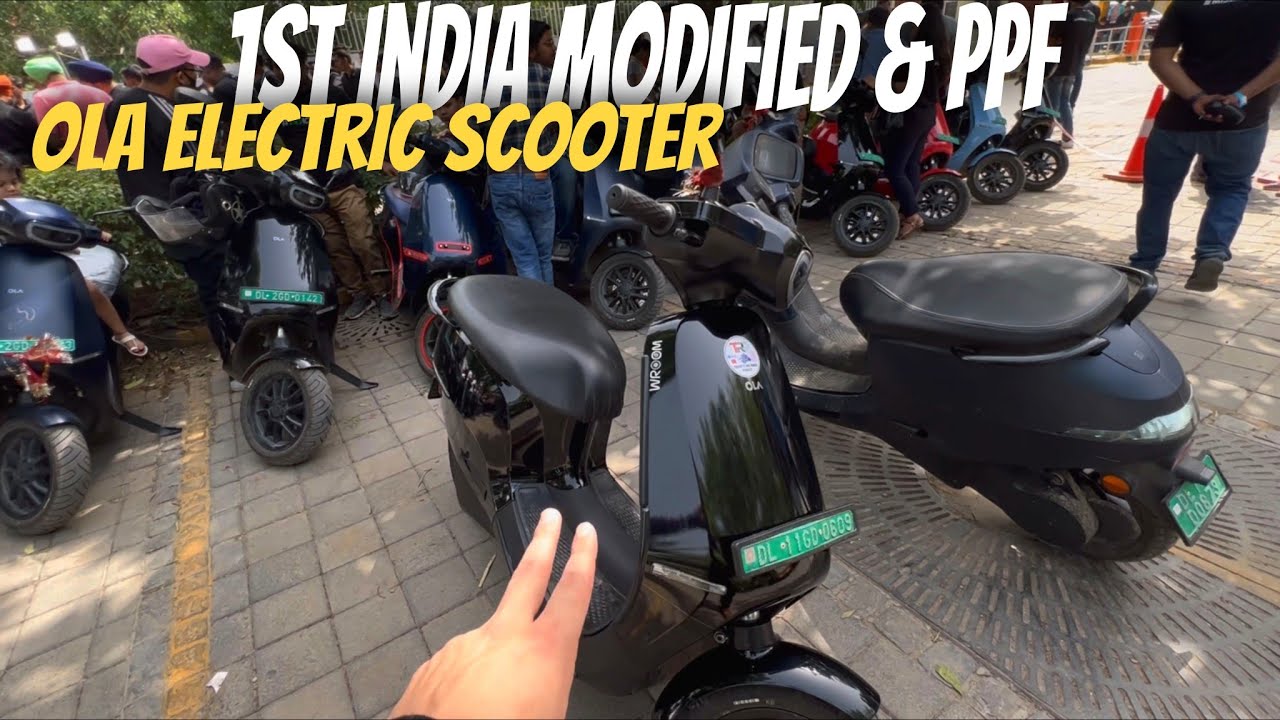 Modified Ola Scooter | Ola s1 pro Modified & PPF | Gurung Brothers ...
