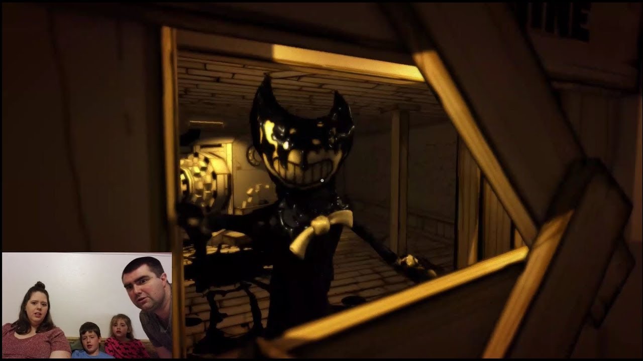 SCARY! We Played Bendy and The Ink Machine and Got FREAKED OUT! - YouTube