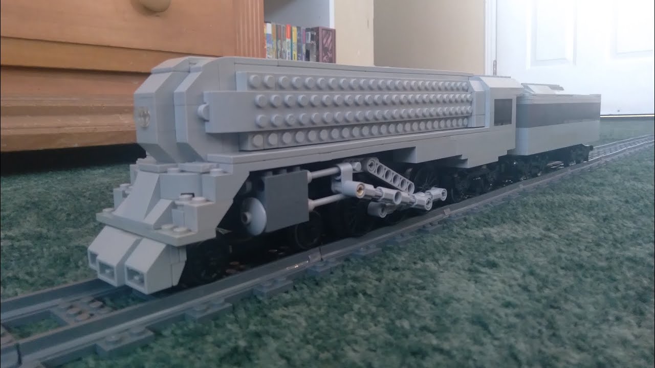 Lego Dreyfuss Hudson Locomotive Moc - YouTube