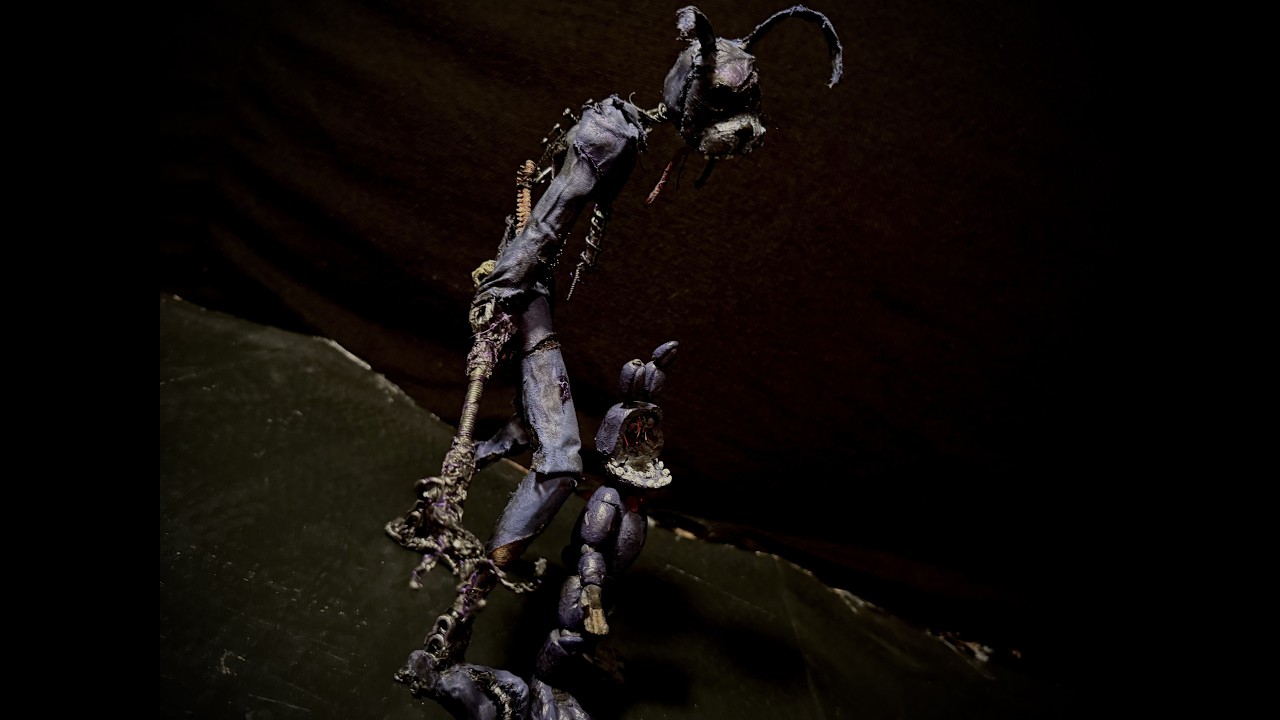 MAKING A CORRUPTED BONNIE STOP MOTION PUPPET FROM NIGHTMARE FUEL ...
