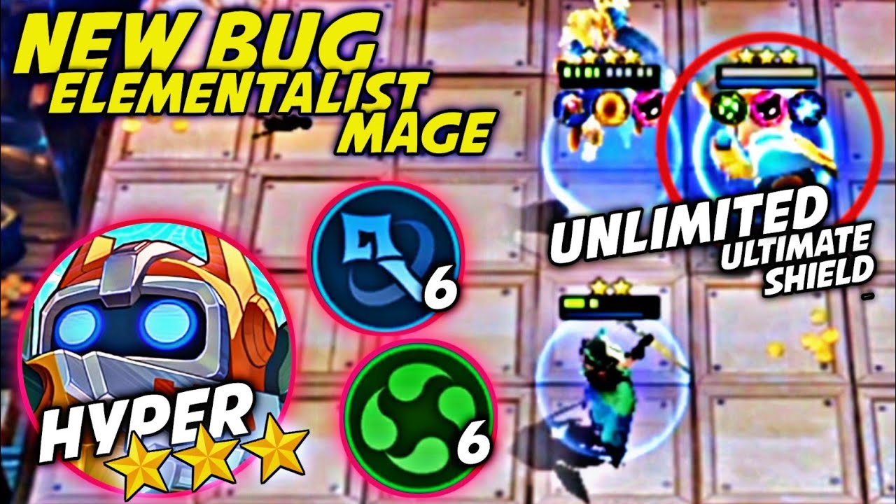 MAGIC CHESS BUG ELEMENTALIST MAGE! HYPER KABOOM UNLIMITED ULTIMATE! BUG ...
