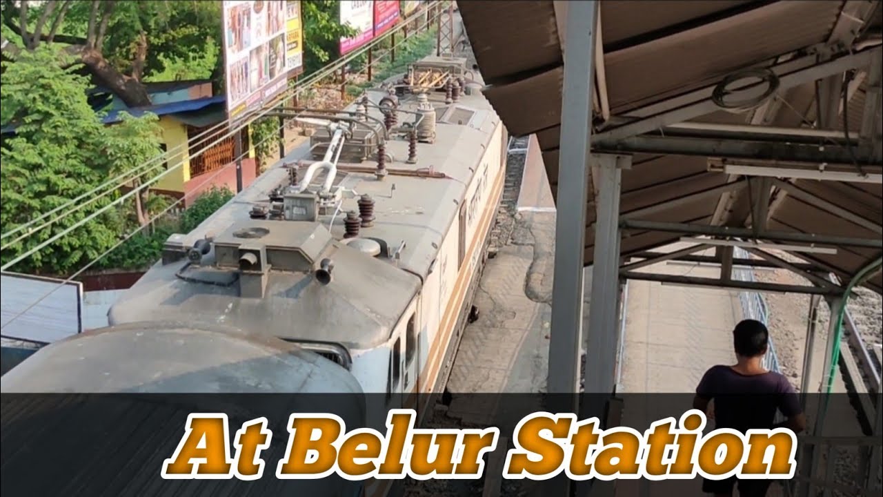 Through Train passing at Belur station//Belur Station @Officialsubho12 ...