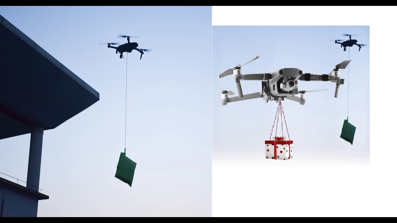Airdrop System for DJI Mavic 2 Pro Airdrop Kits Only - YouTube
