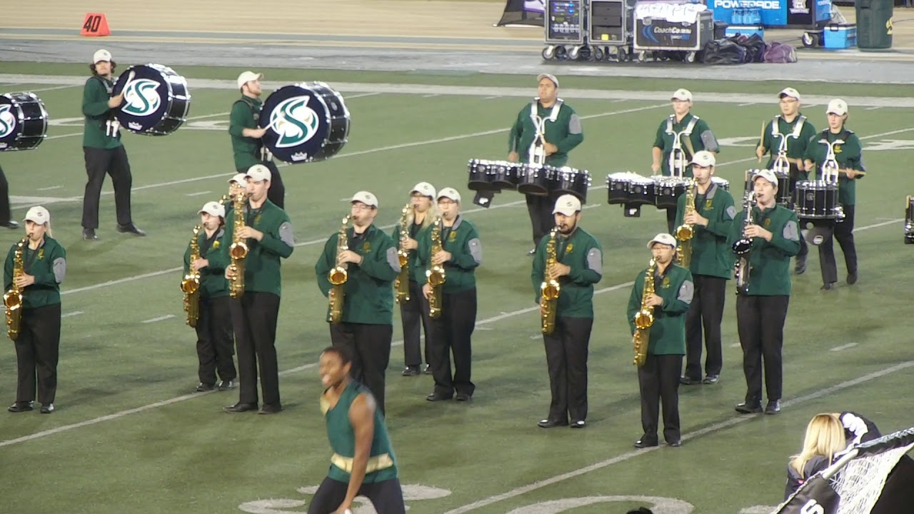 Sac State Marching Band - Halftime show 2019 - YouTube