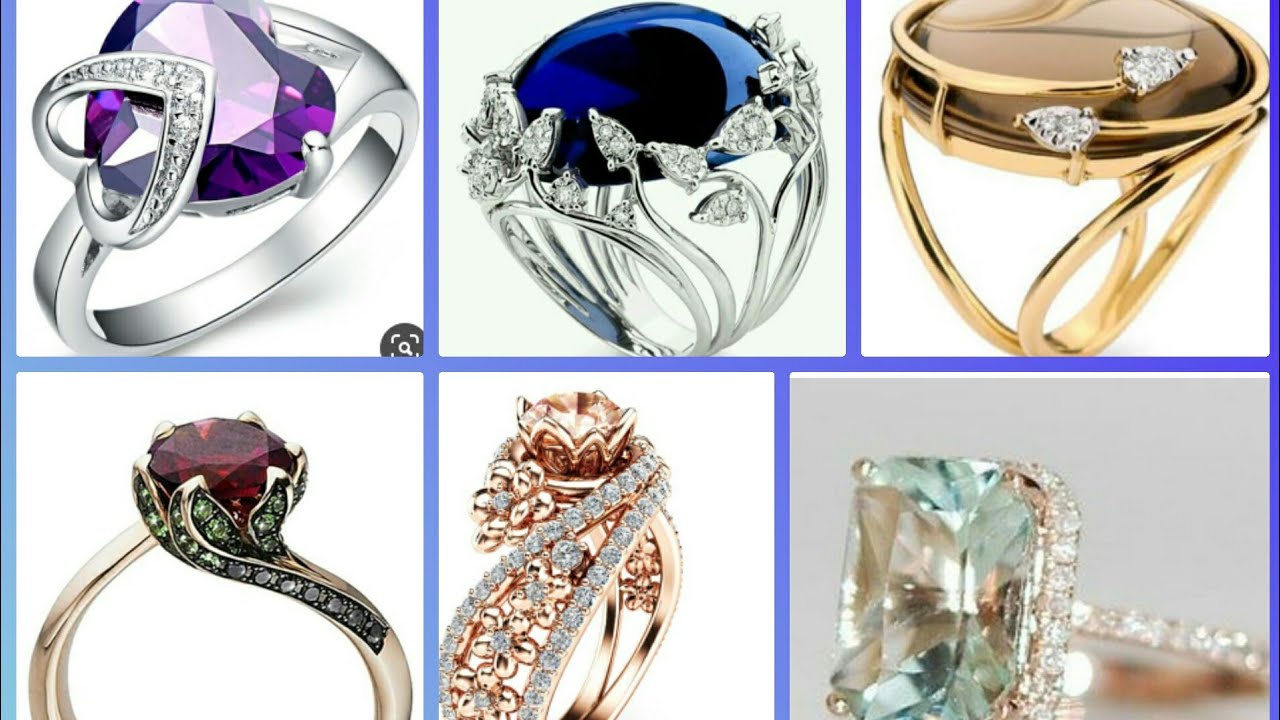 Beautiful stylish ring designs - YouTube
