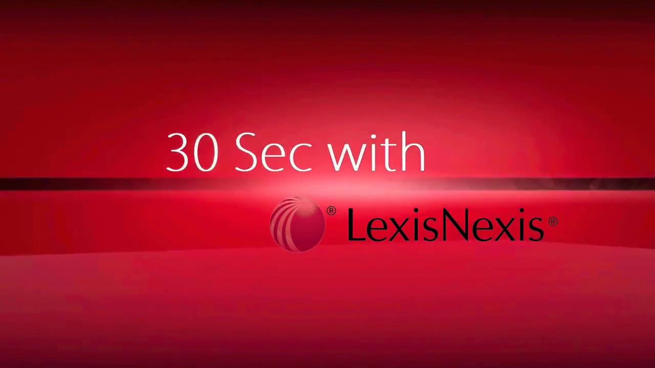 [5/9 New 30 Sec with LexisNexis] Search for All Cases Citing a Section ...