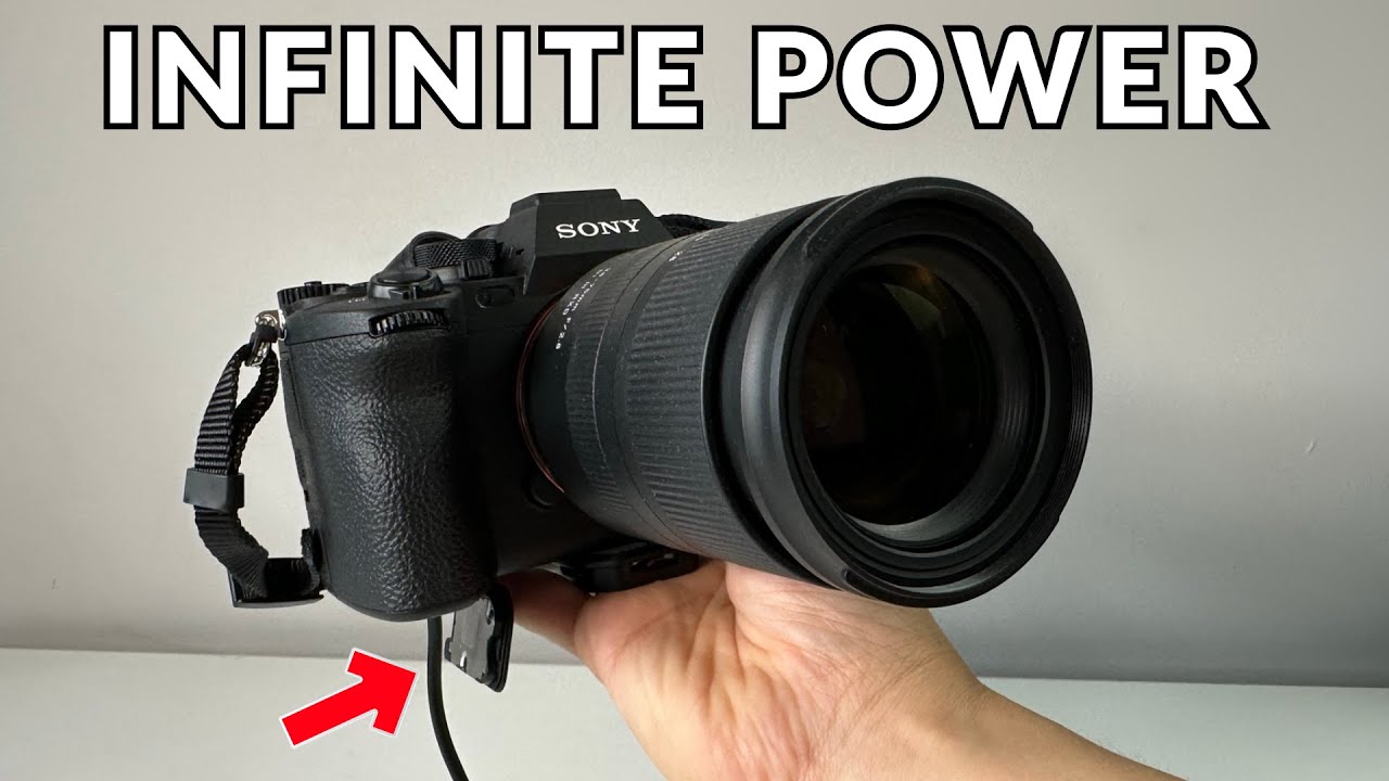 Dummy Battery with Sony A7IV - Neewer NP-FZ100 DC Coupler - YouTube