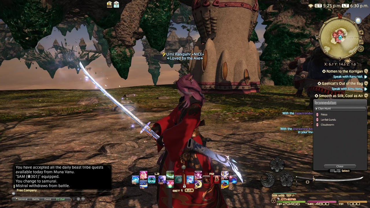 FINAL FANTASY XIV Diamond Katana - YouTube