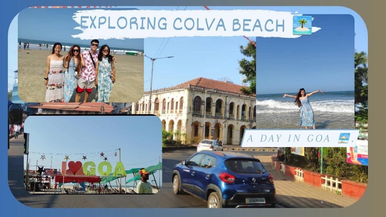 Exploring COLVA BEACH GOA INDIA 🏝️🌊👣🌴🇮🇳 Sea, Sagar, samundar ...
