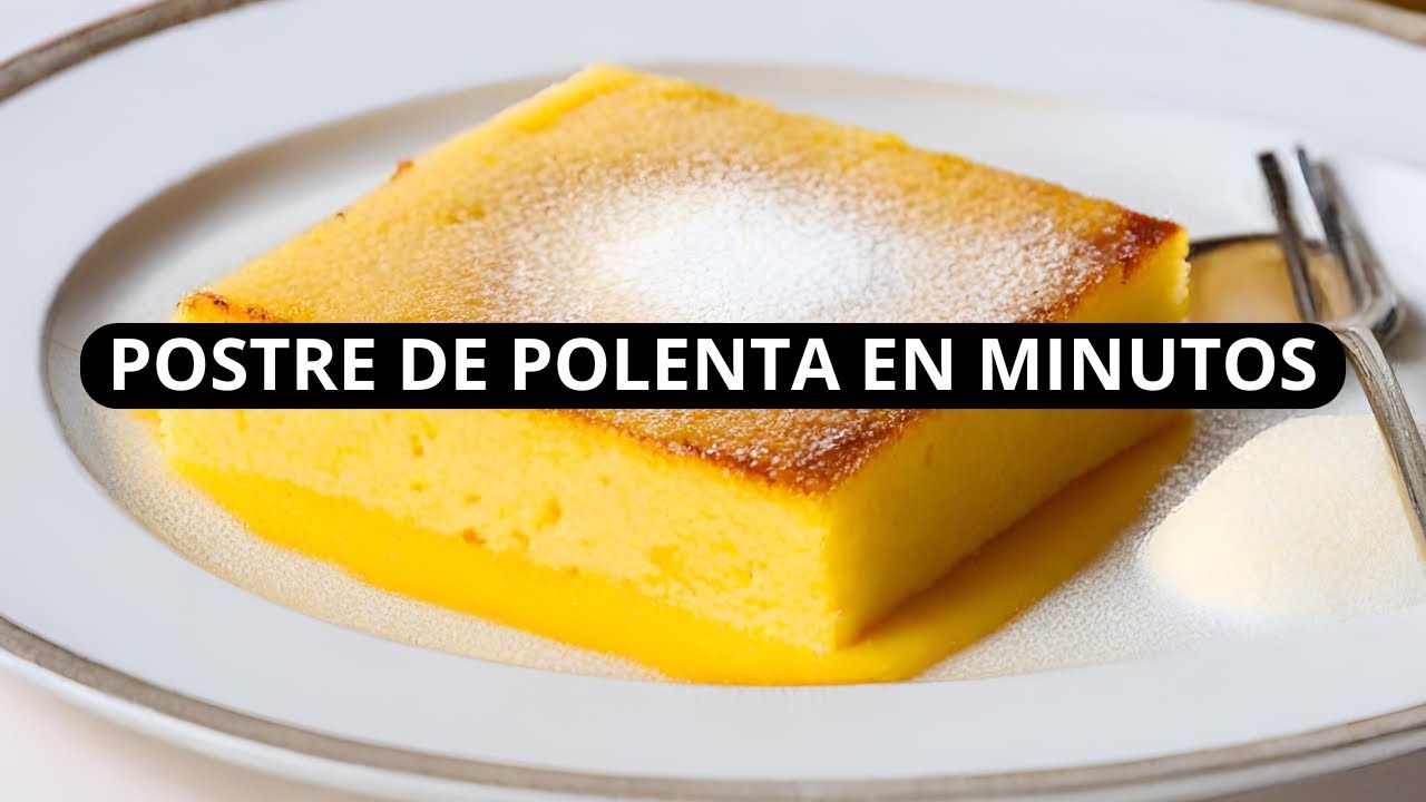 COMO HACER POSTRE DE POLENTA, LECHE Y AZUCAR (FÁCIL Y RÁPIDO) - YouTube