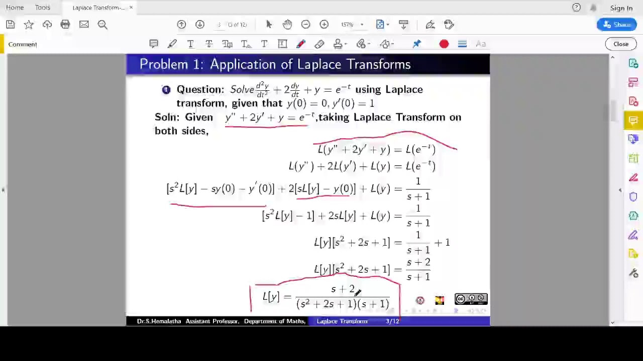Laplace Session VIII - YouTube