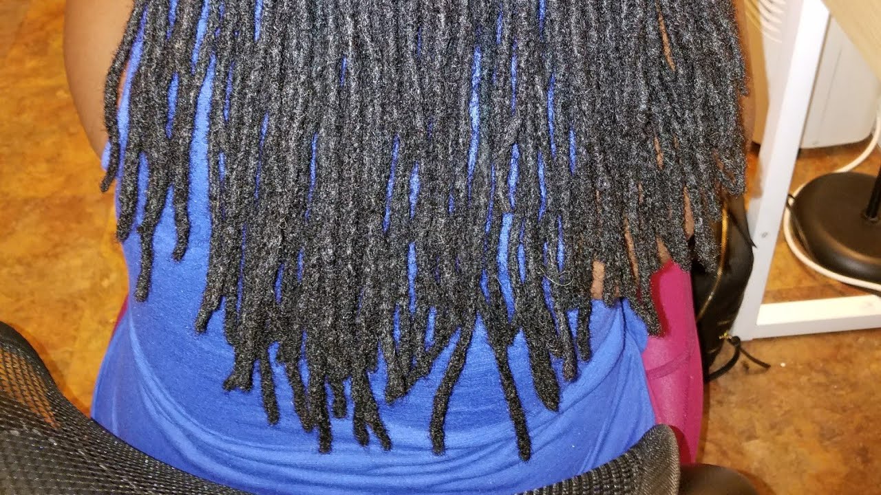 EXTENDED permanent loc extensions! From 6 inches to long hair don't ...