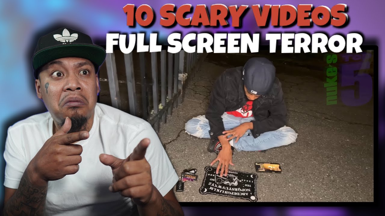 10 SCARY Videos For FULL SCREEN TERROR "REACTION" - YouTube