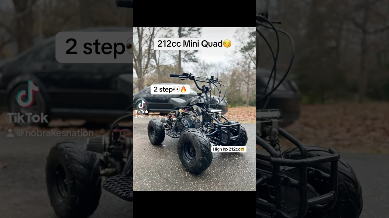 2 Stepping Fire Breathing 212cc Mini Quad😏🔥UPGRADES COMING😎 Should I ...