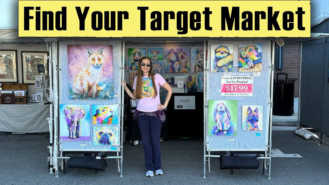 How to Identify Your Target Market (More Art Buyers!!) - YouTube