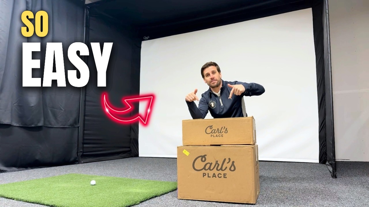 I Built a DREAM Home Golf Simulator (Carl's Place Enclosure Review ...