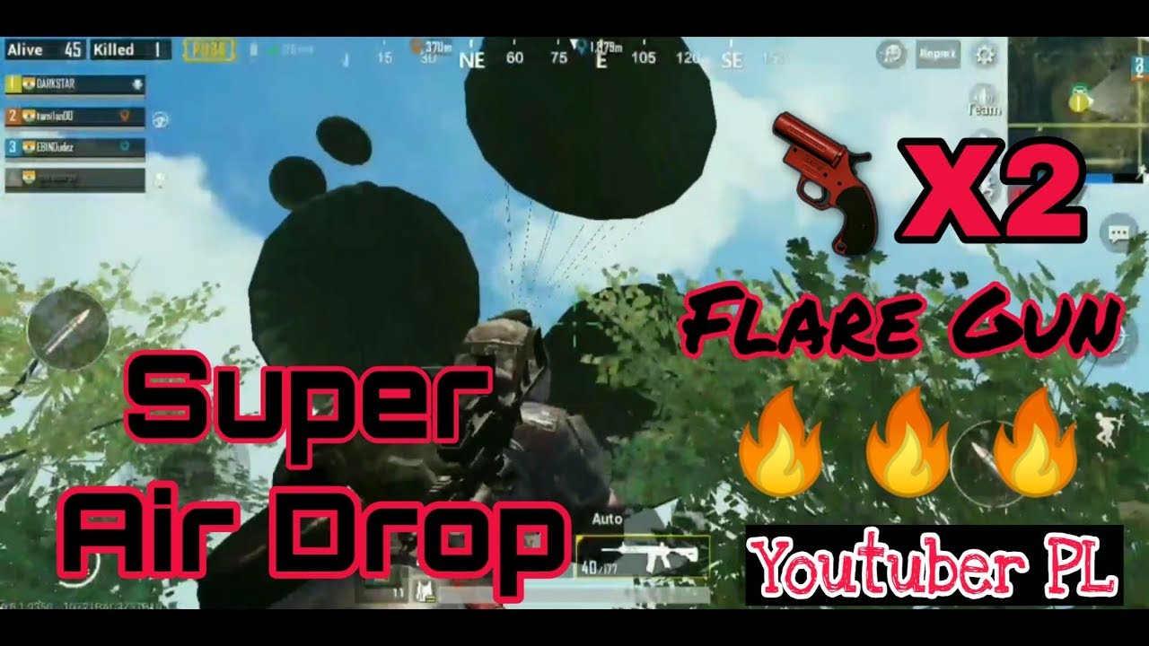 2x Flare Gun at same time same place || Super Air Drop || Flare + Flare ...