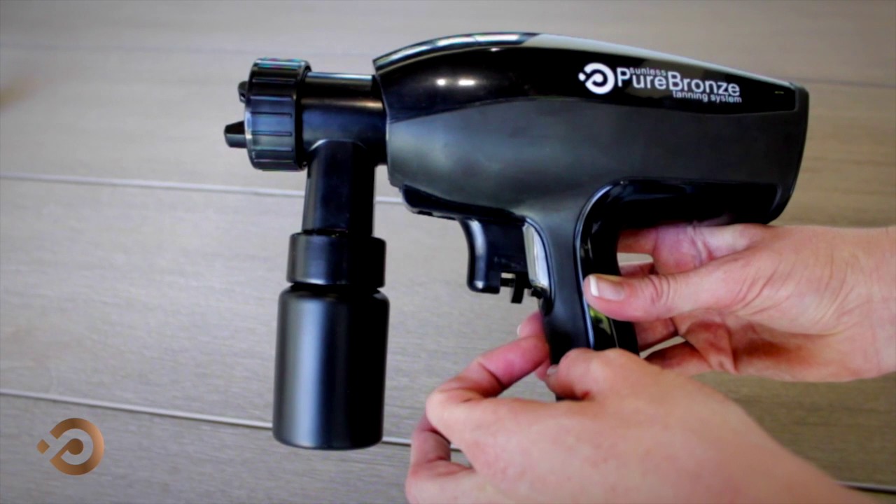 USING THE BRONZING GUN - YouTube