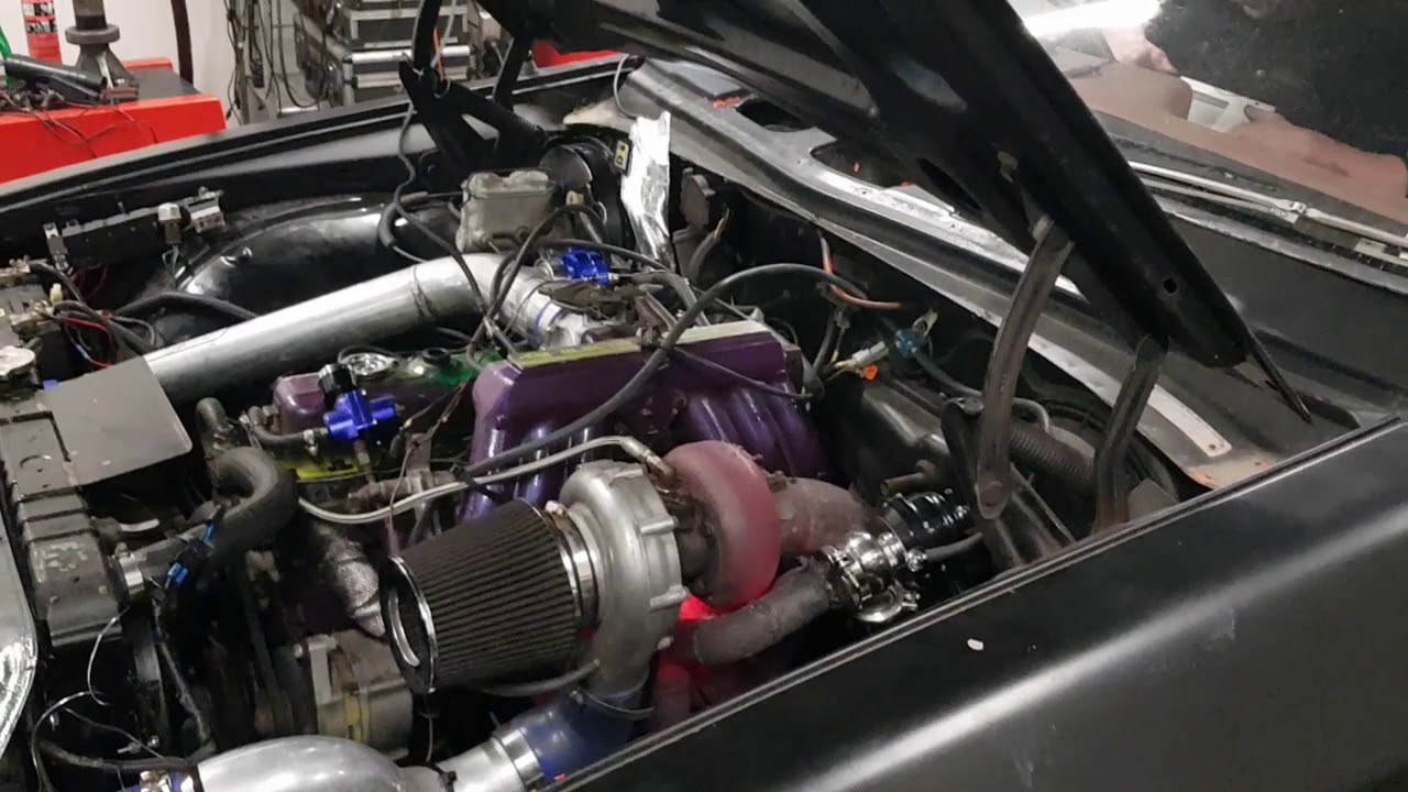 202 turbo HQ ute dyno - YouTube