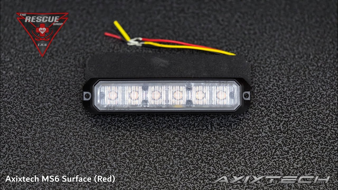 Axixtech MS6 Surface Red - YouTube