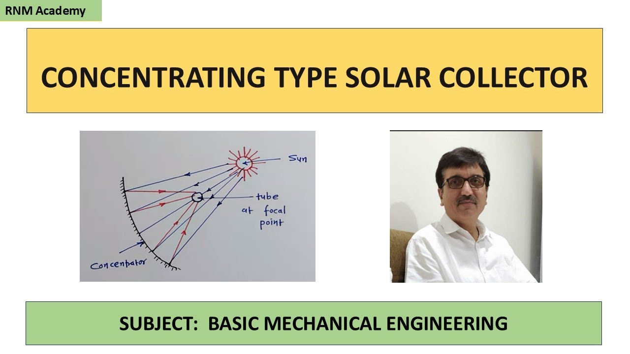 Concentrating type solar collector | RNM Academy - YouTube