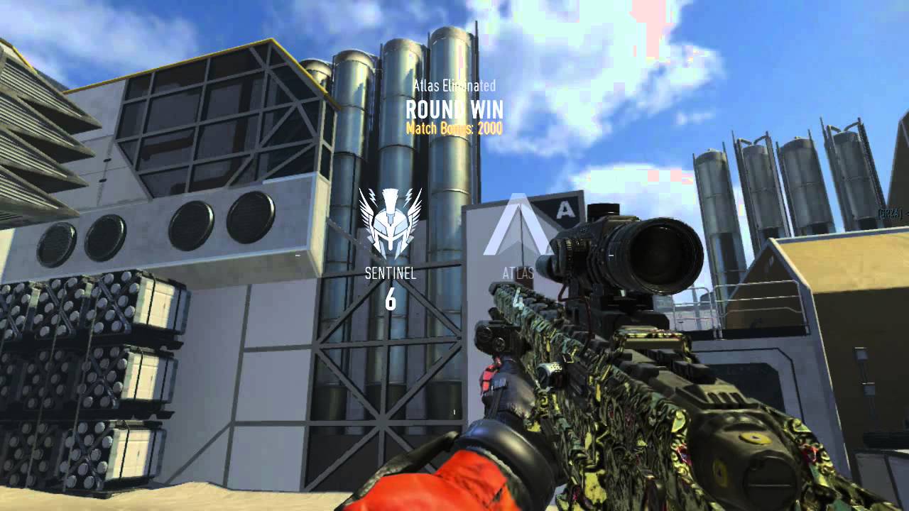 shot iv hit on advanced warfare ( lefty ) - YouTube
