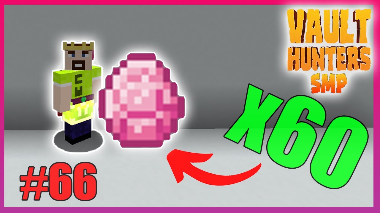 60 VAULT DIAMONDS IN ONE RUN - Minecraft Vault Hunters SMP eps 66 - YouTube