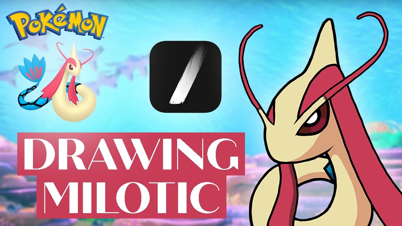 Drawing Milotic on iArtbook - YouTube