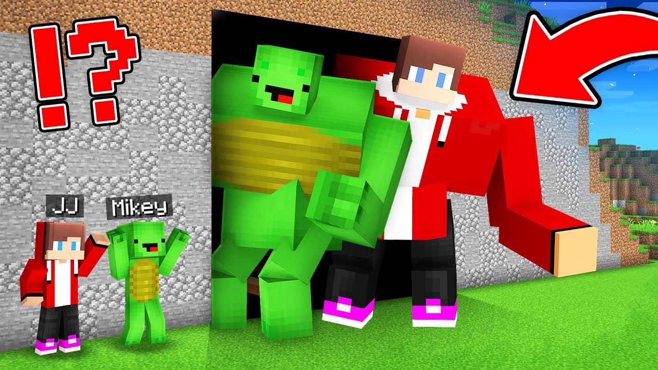 JJ And Mikey FOUND a DOOR With ZOMBIE MUTANT JJ And Mikey in Minecraft Maizen - YouTube