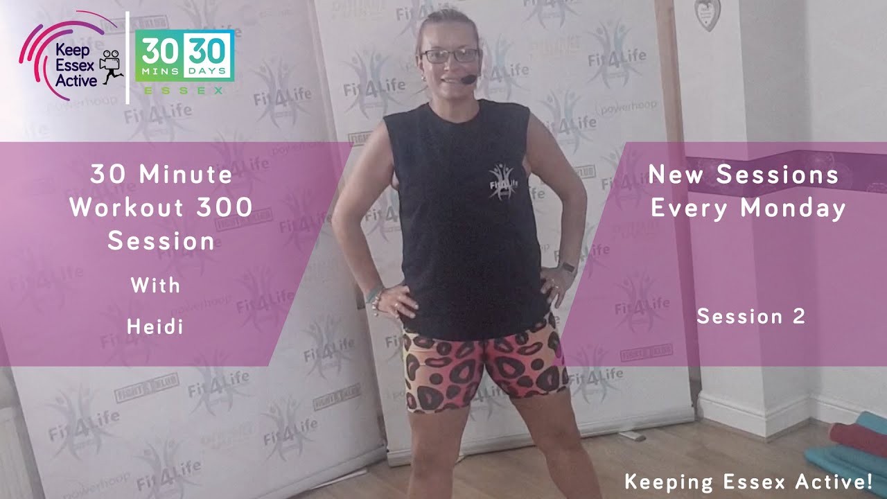 30 Minute Workout 300 | Work Out with Heidi | Session 2 - YouTube
