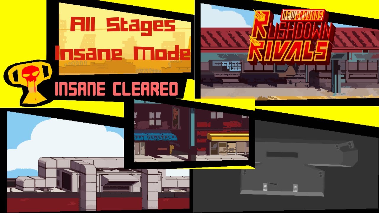 Newgrounds Rushdown Rivals - All stages (Insane Mode) - YouTube