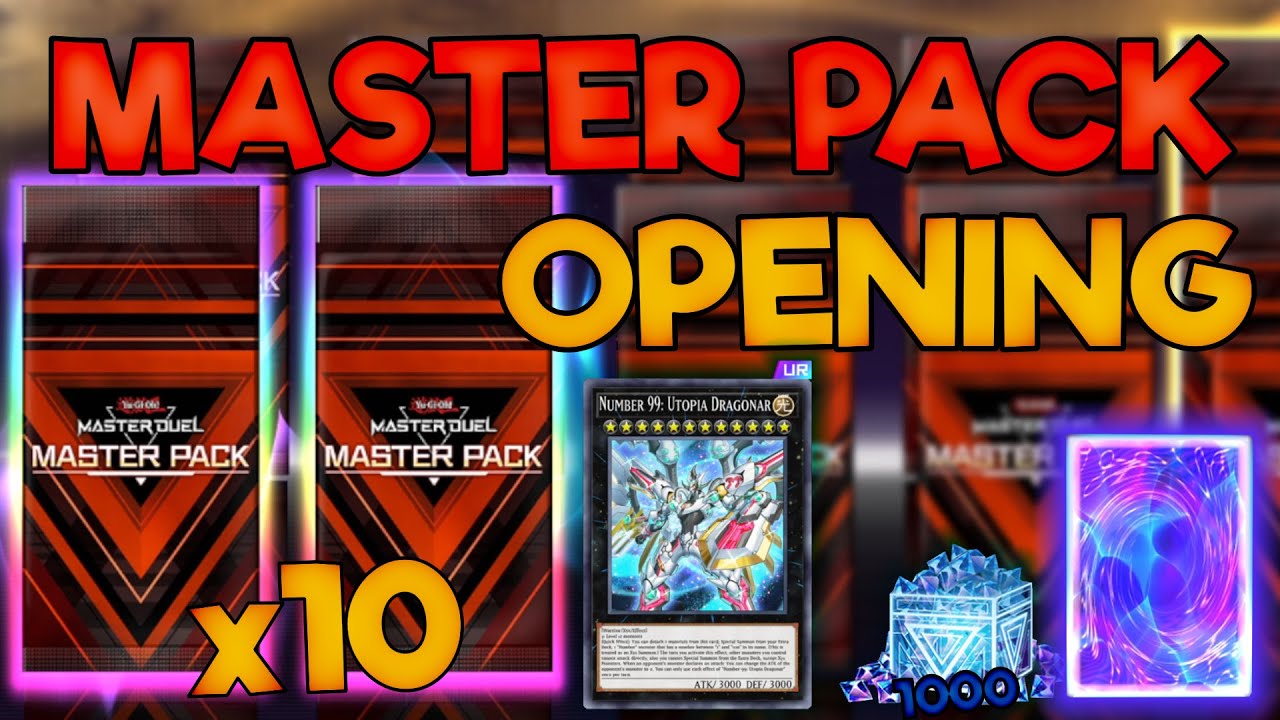 OPENING 10 MASTER DUEL PACK - YU-GI-OH! MASTER DUEL - YouTube