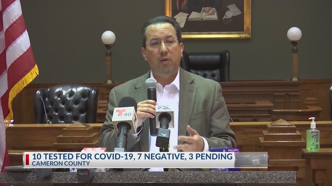 Cameron County Leaders hold press conferences on COVID-19 - YouTube