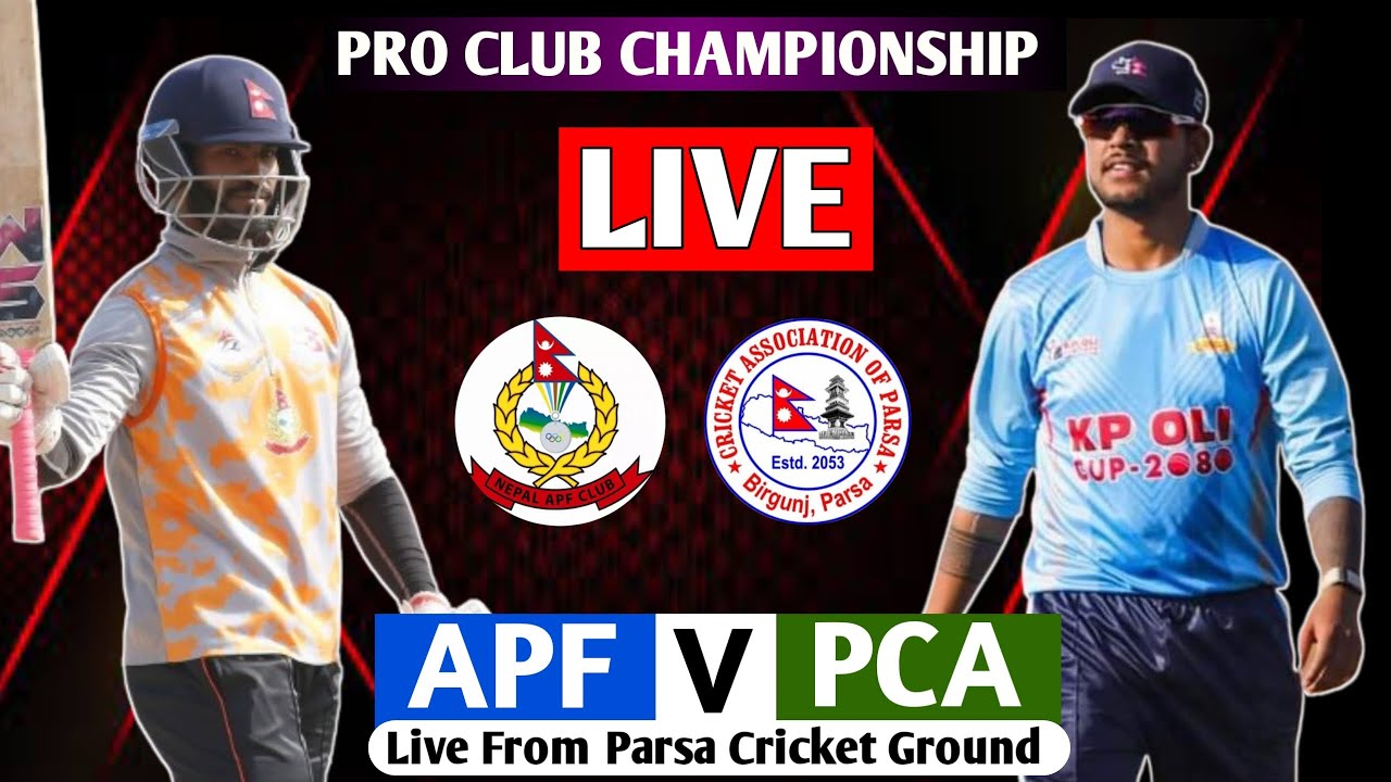 APF vs PARSA XI T20 MATCH LIVE | Pro Club Championship 2023 Live Match APF VS PXI - YouTube