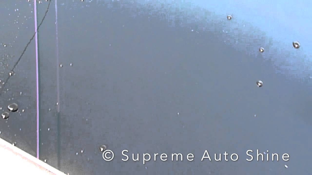 Water Sheeting - YouTube
