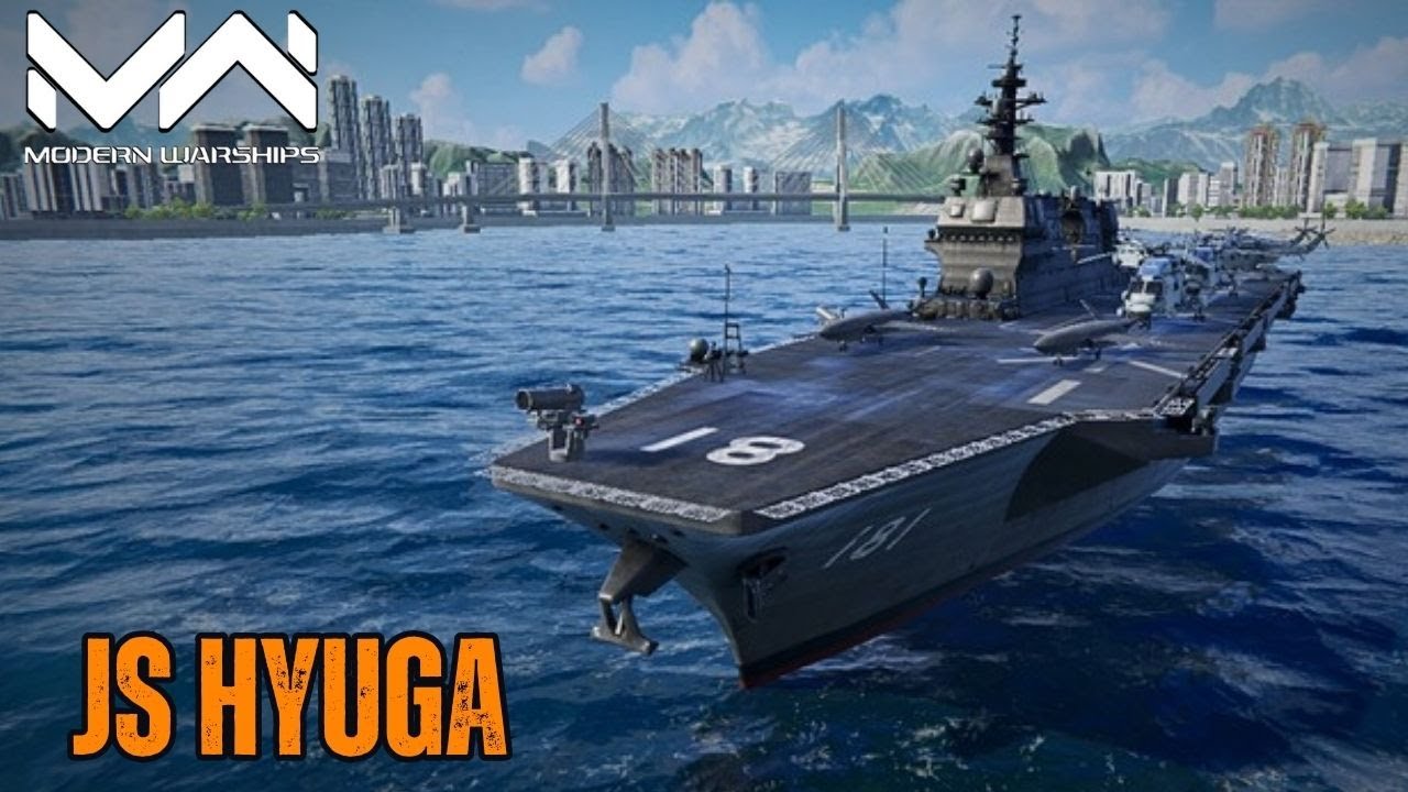 JS Hyuga - New Aircraft Carrier Free Battle Pass June | Modern Warships ...