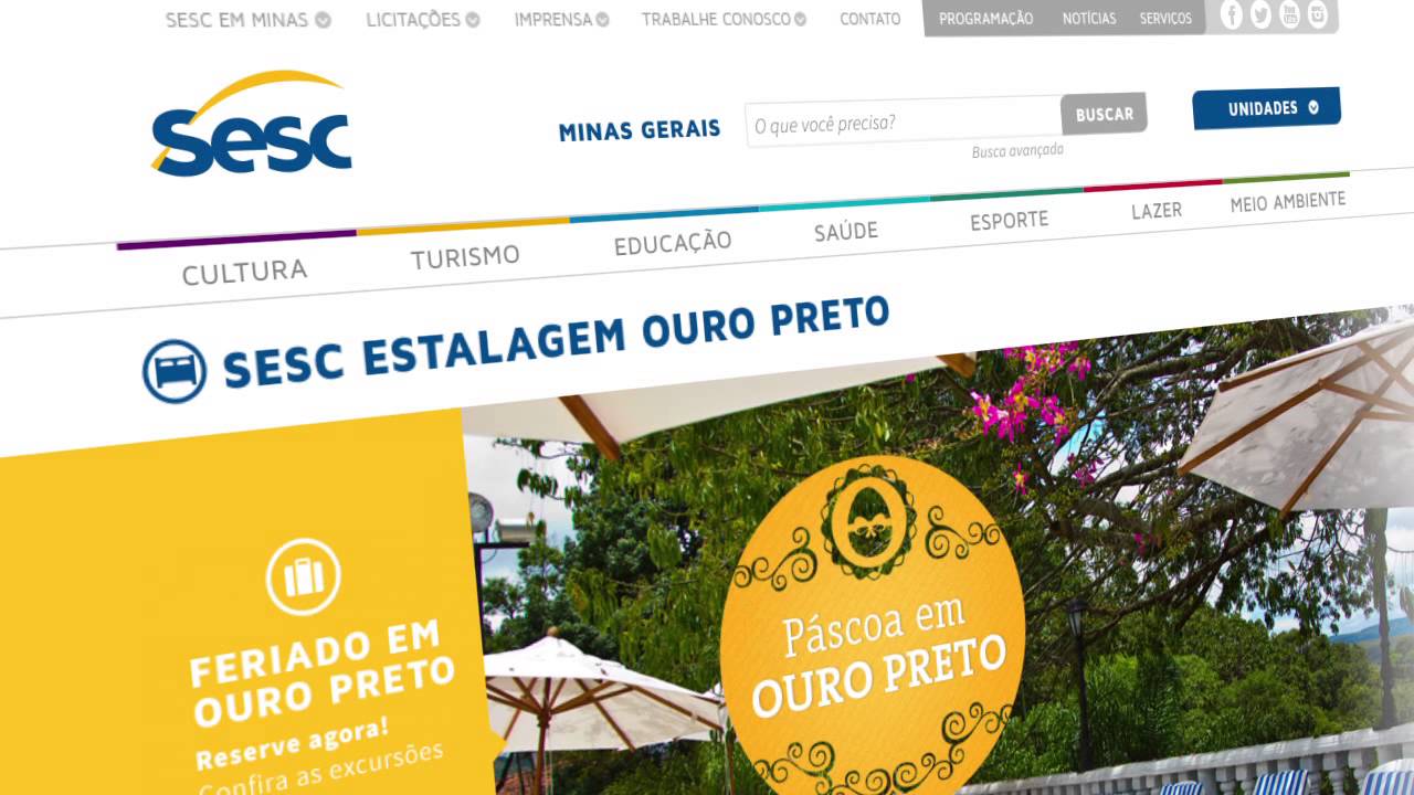 Conheça o novo Portal do Sesc em Minas Gerais - YouTube