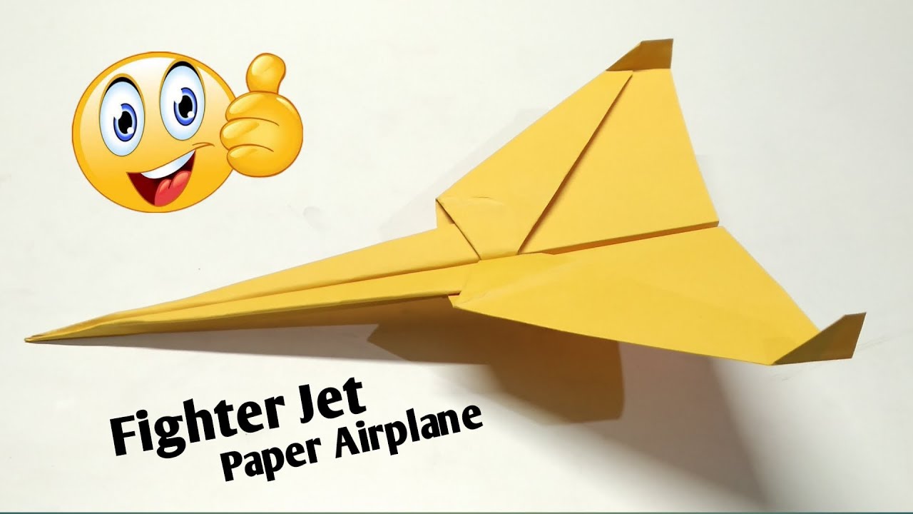 Fighter Jet Paper Plane : How to Make a Paper Airplane | Paper Airplane ...
