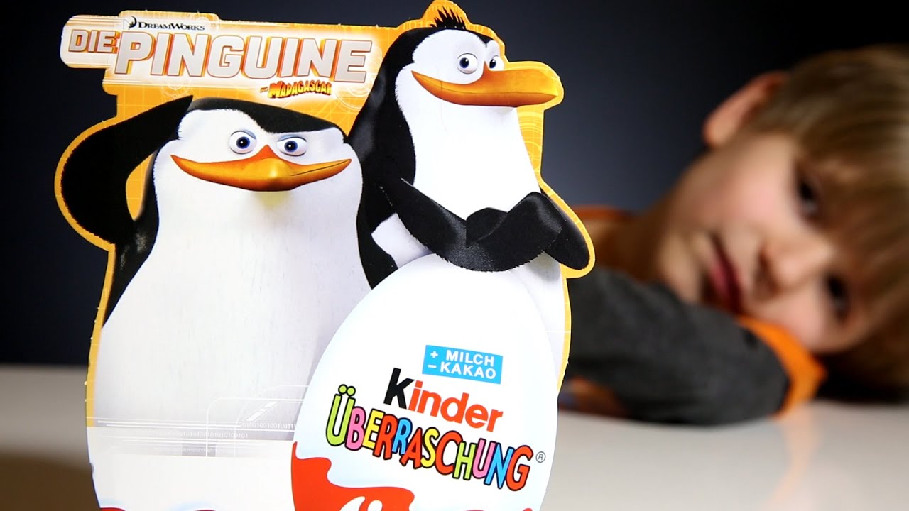 Cool Eggs: The Penguins of Madagascar Kinder Surprise Eggs 4 pack - YouTube