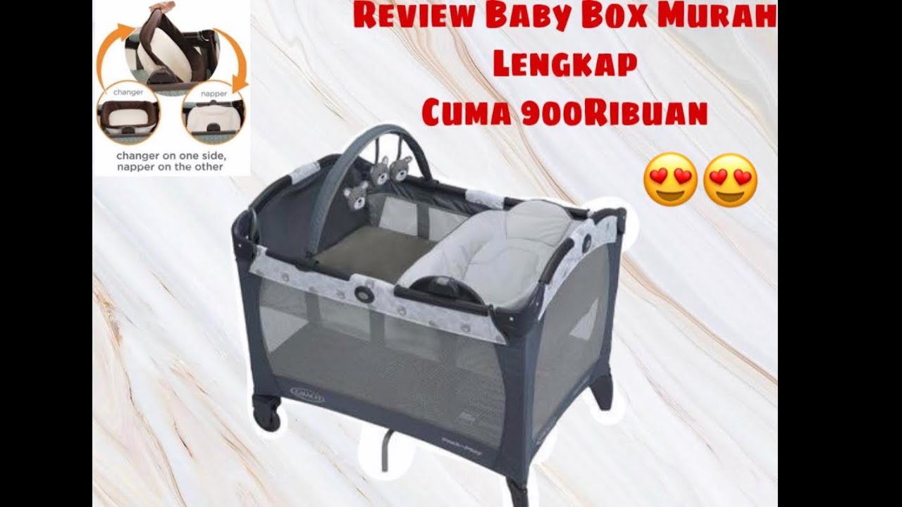 REVIEW DAN CARA MERAKIT BABY BOX GRACO PACK & PLAY 900 RIBUAN SUPER ...