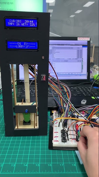 [STM32] Elevator project, CDS(조도 센서), 온. 습도 센서 - YouTube